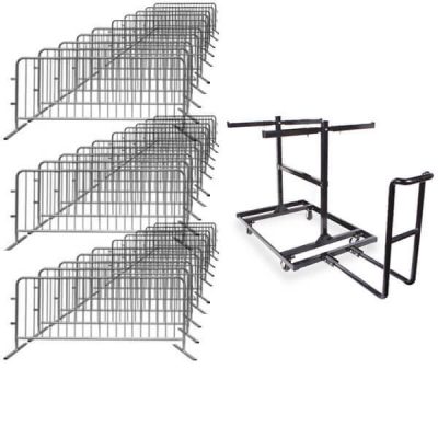 Barricade Storage Cart | Up To 30 Barricades Capacity