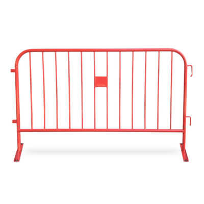 Red Steel Crowd Barricade | Crowd Control Barricades