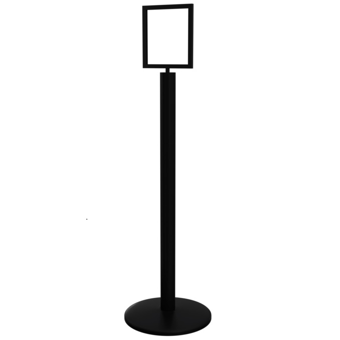 Post Top & Floor Standing Sign Frames | Crowd Control Company UK